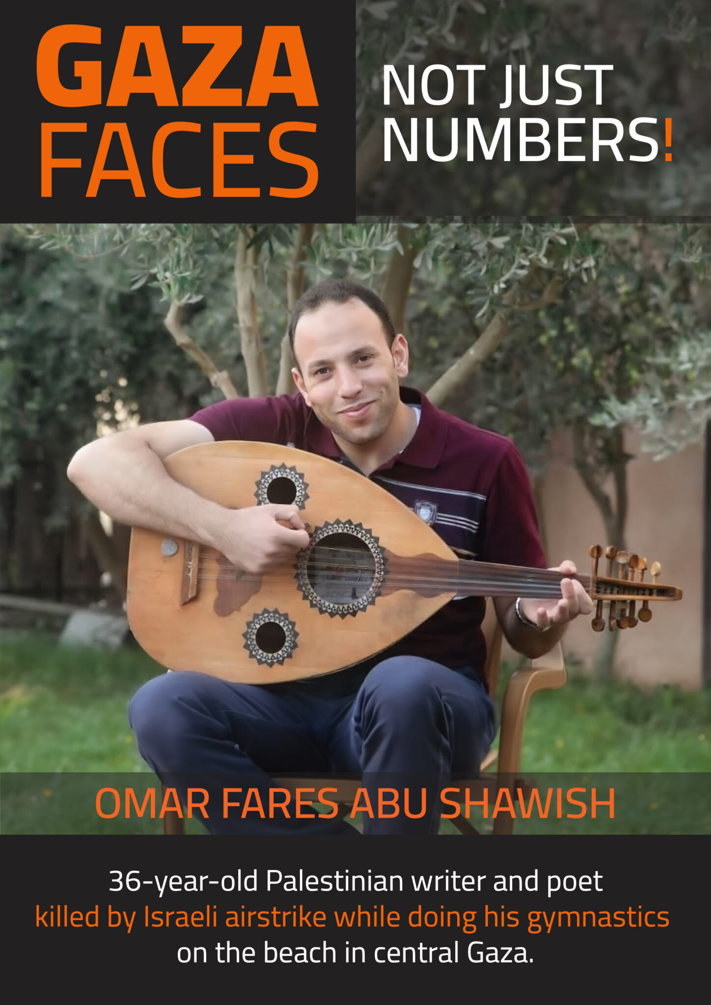 OMAR FARES ABU SHAWISH, writer & poet – Gaza, des visages, pas que des ...